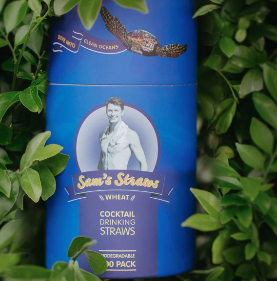 Sam’s Straws Biodegrable Wheat Straws