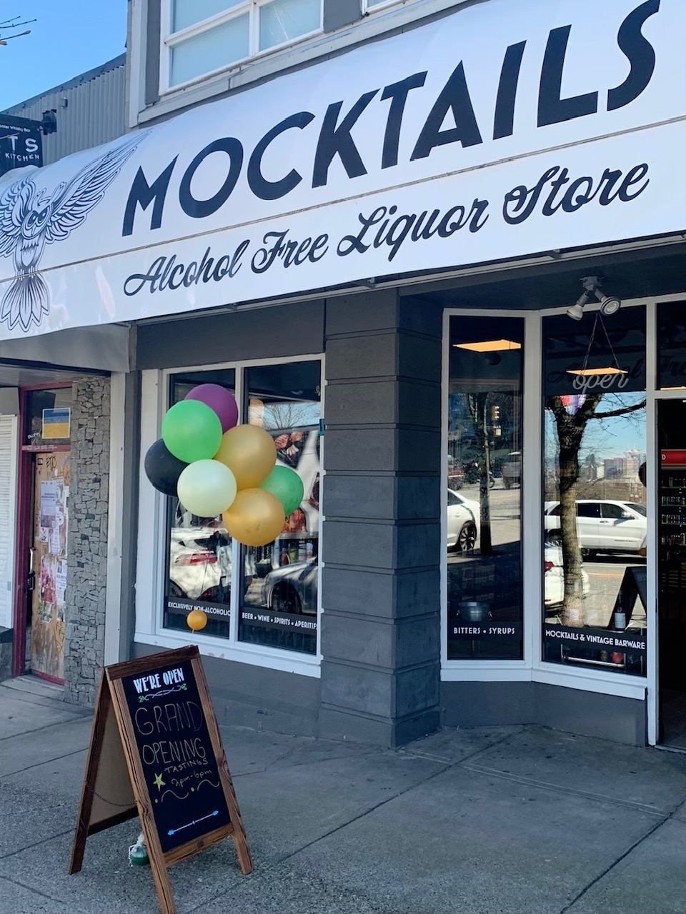 Mocktails Vancouver Exterior View
